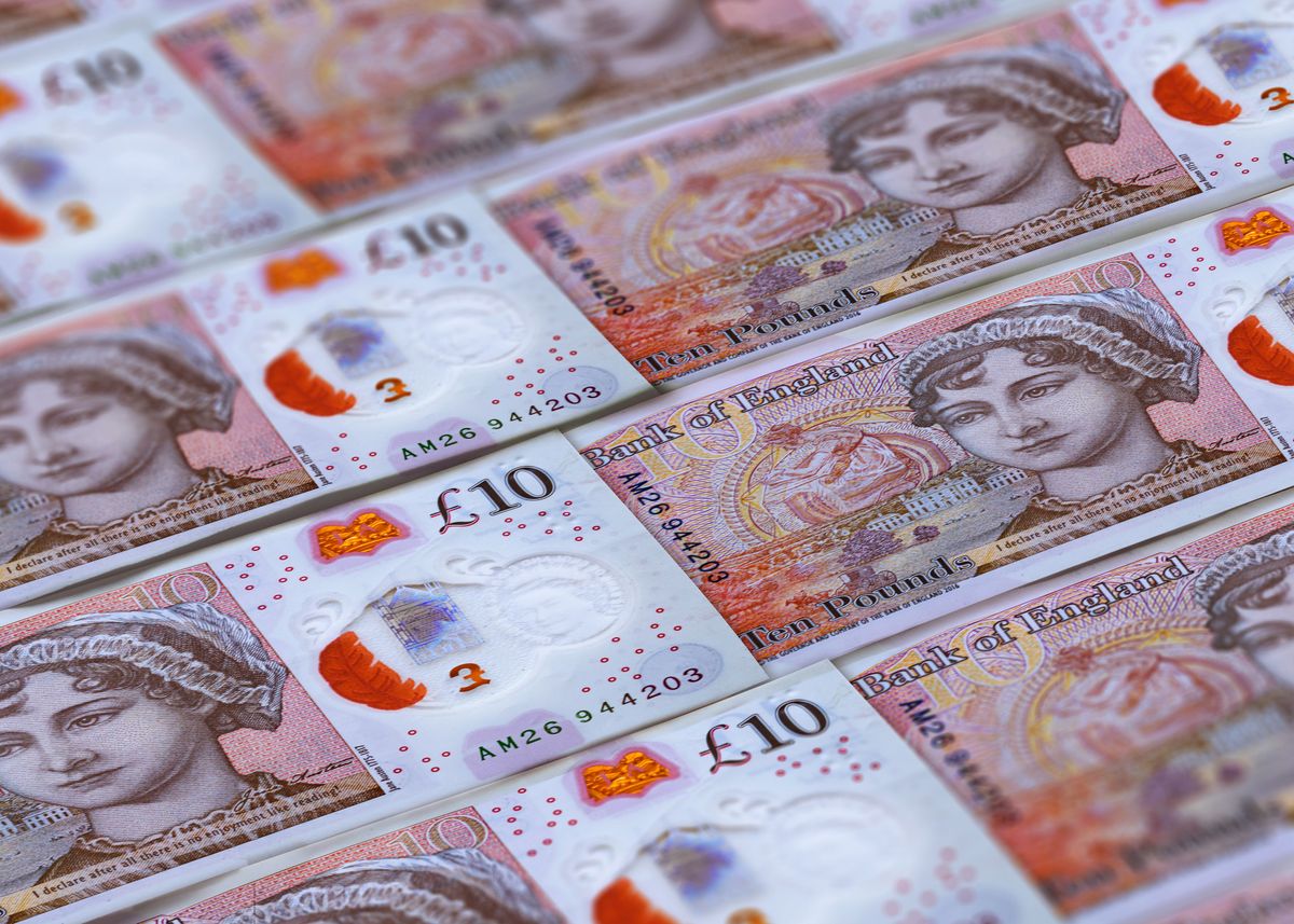 '10 British Pounds' Poster, picture, metal print, paint by Maksym ...