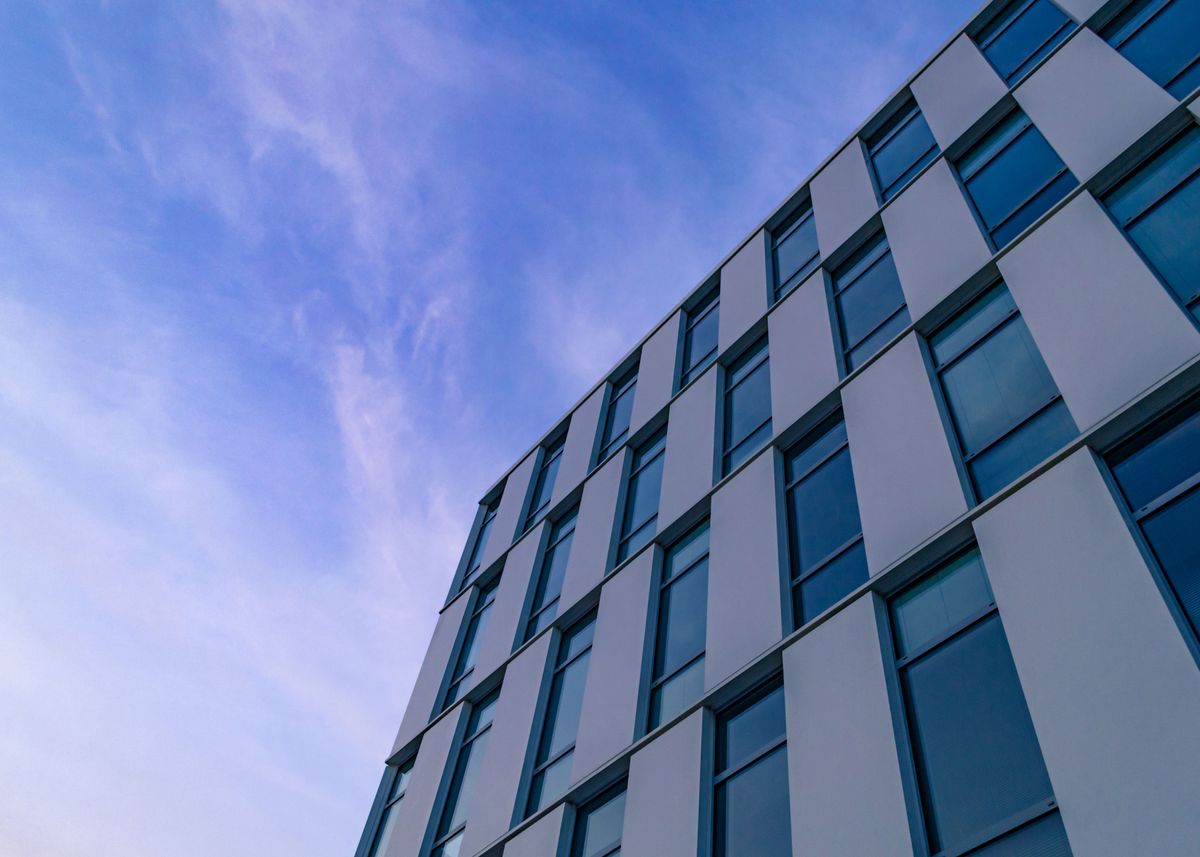 'Modern building' Poster by Maksym Kapliuk | Displate