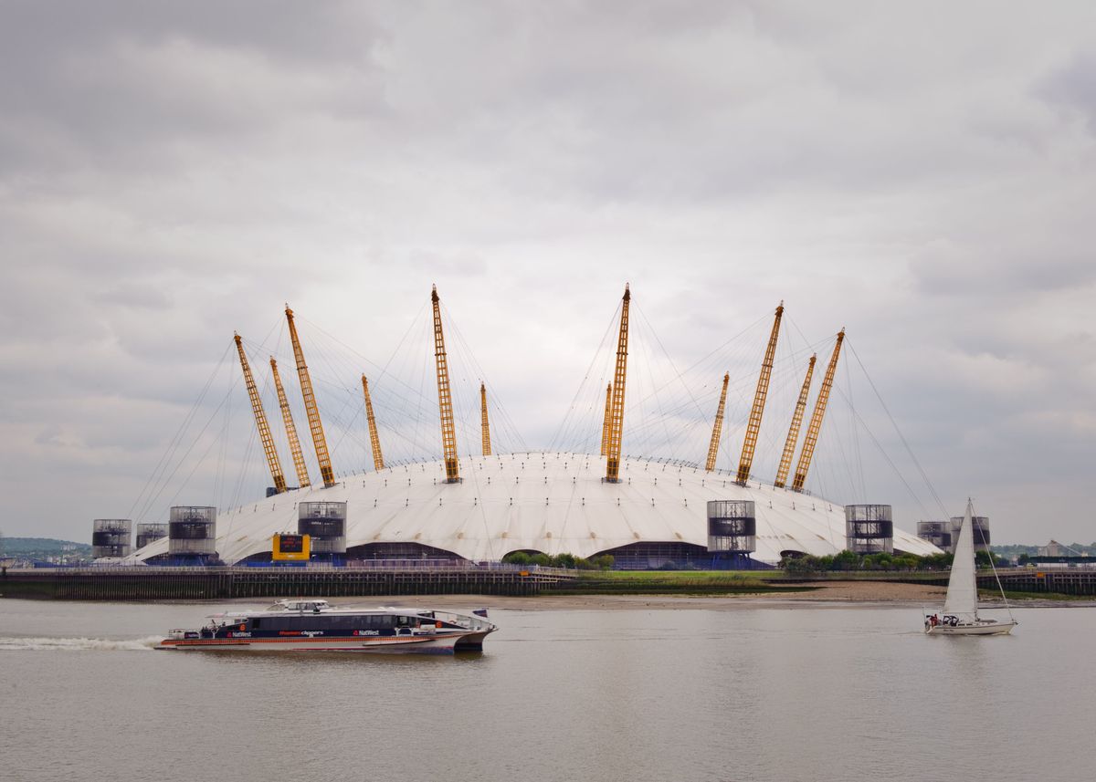 'O2 Arena' Poster, picture, metal print, paint by Charel Schreuder ...