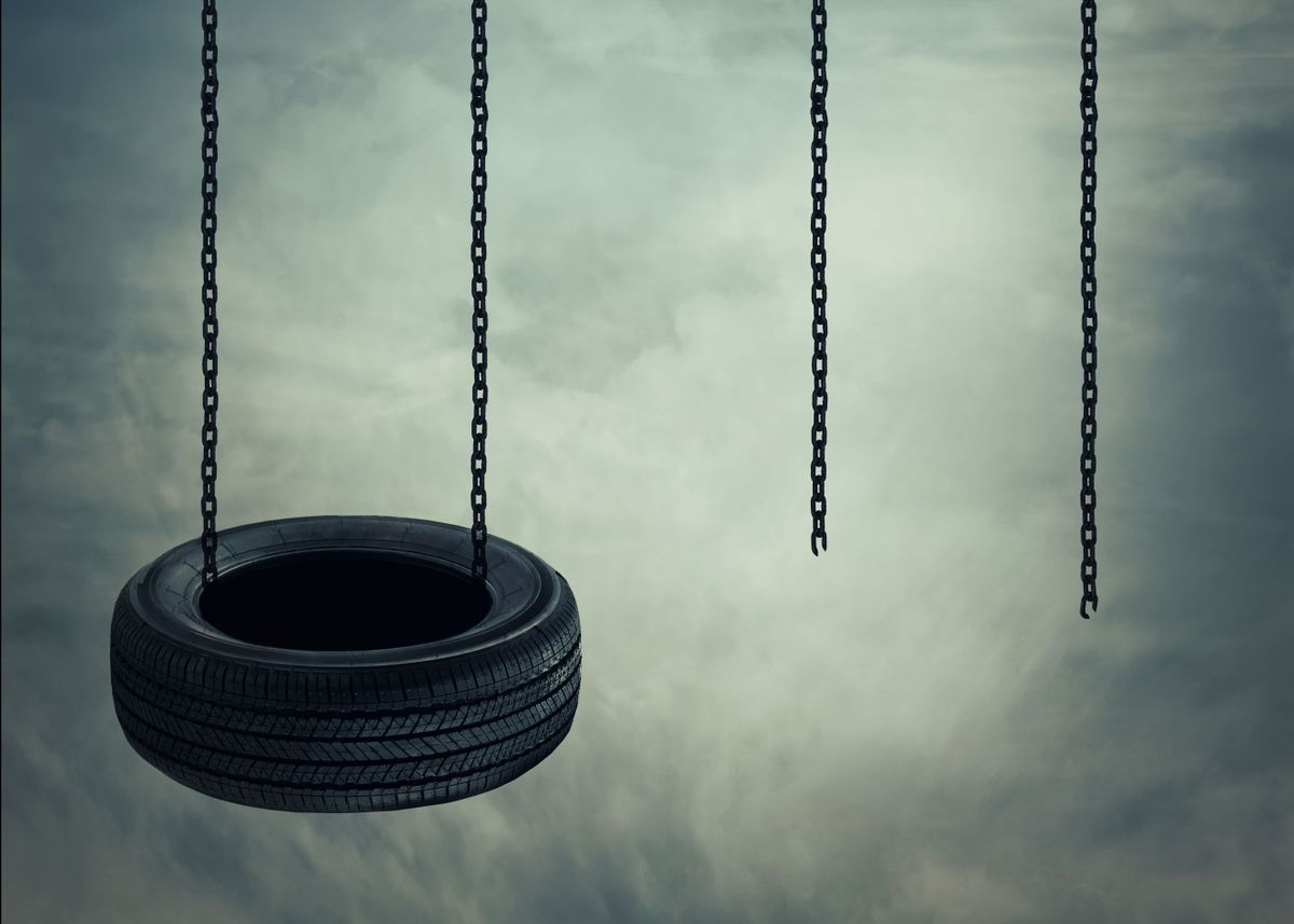 'abstract swing' Poster, picture, metal print, paint by PsychoShadow ...