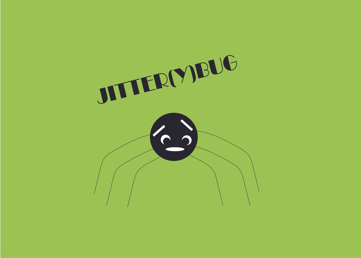 'JITTERYBUG' Poster, picture, metal print, paint by KayJay Johnsen ...