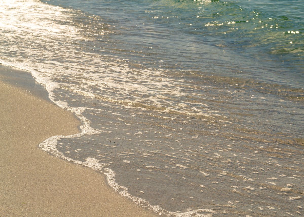 'Water and sand' Poster, picture, metal print, paint by Maksym Kapliuk ...