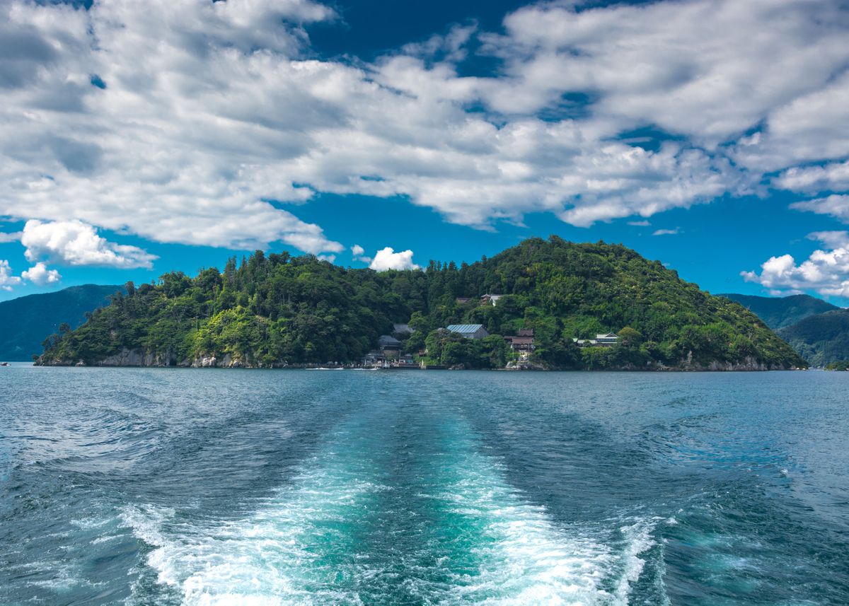'Chikubu Island Japan' Poster by Zellos | Displate