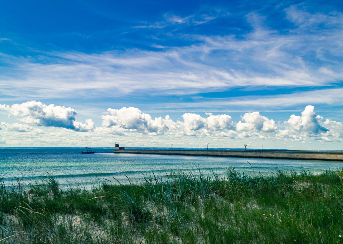 'Hel Poland Calm panorama' Poster, picture, metal print, paint by ...