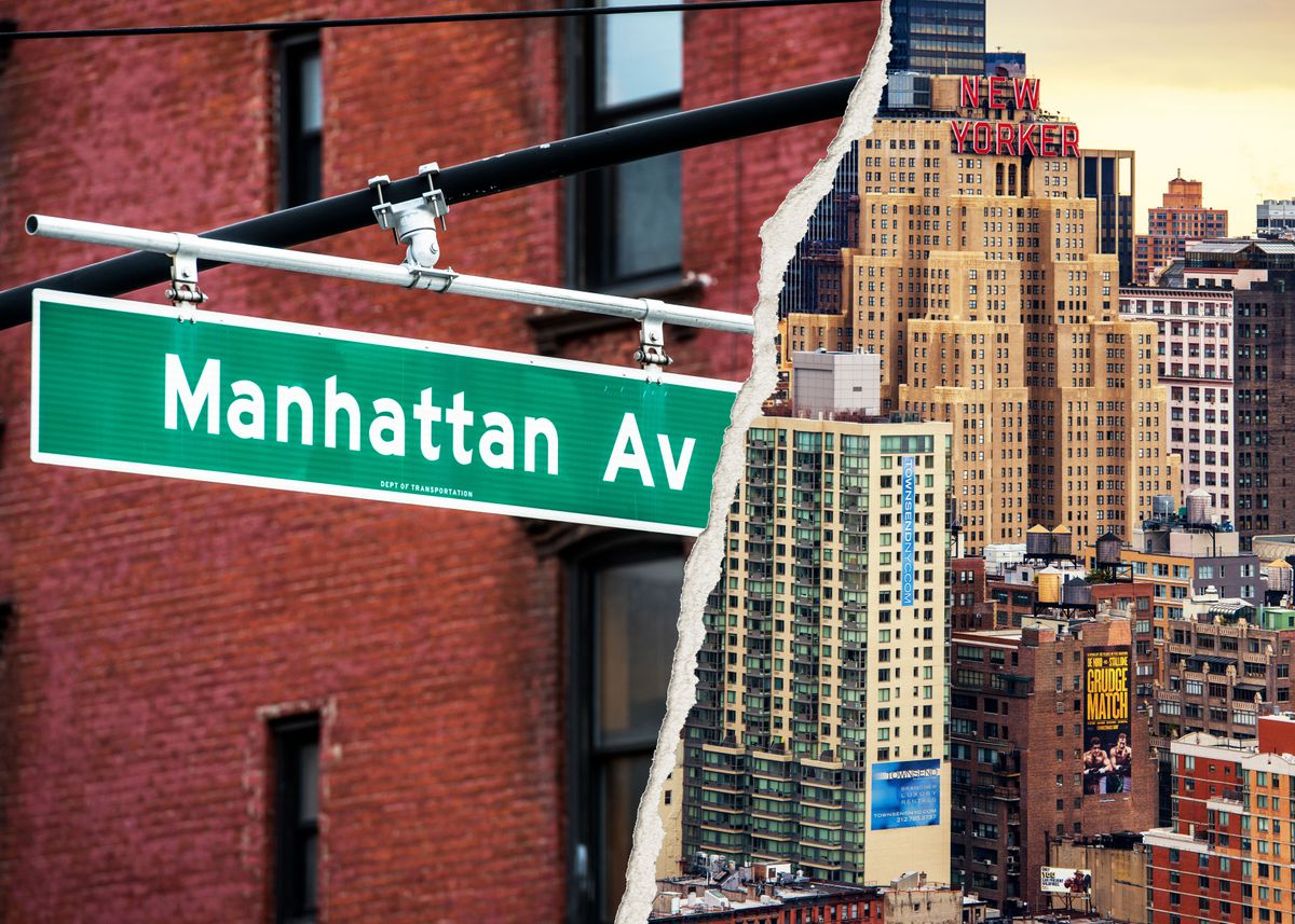 'Manhattan Avenue' Poster by Philippe HUGONNARD | Displate