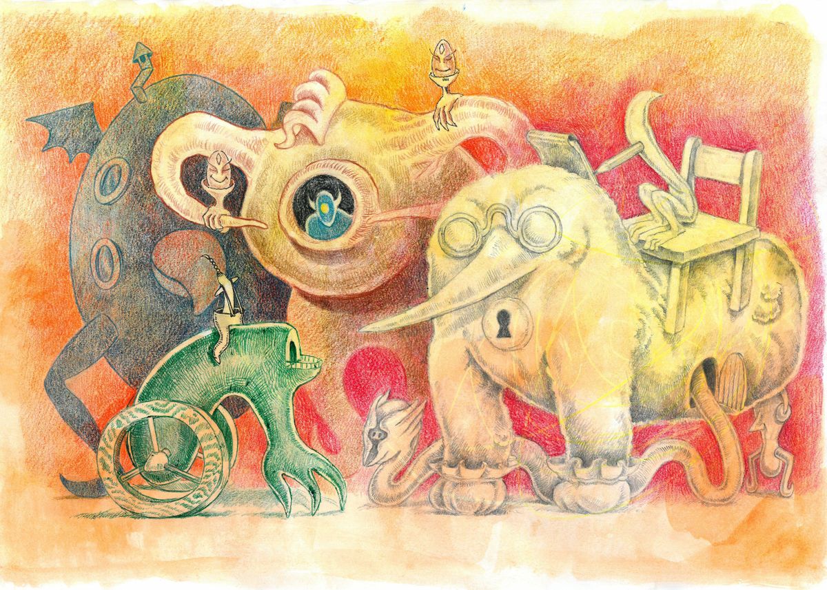 'All Together' Poster, picture, metal print, paint by Laz | Displate