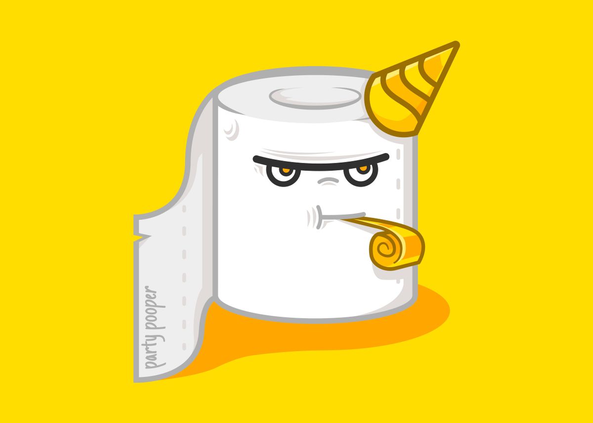 'Party pooper' Poster by beep16 | Displate