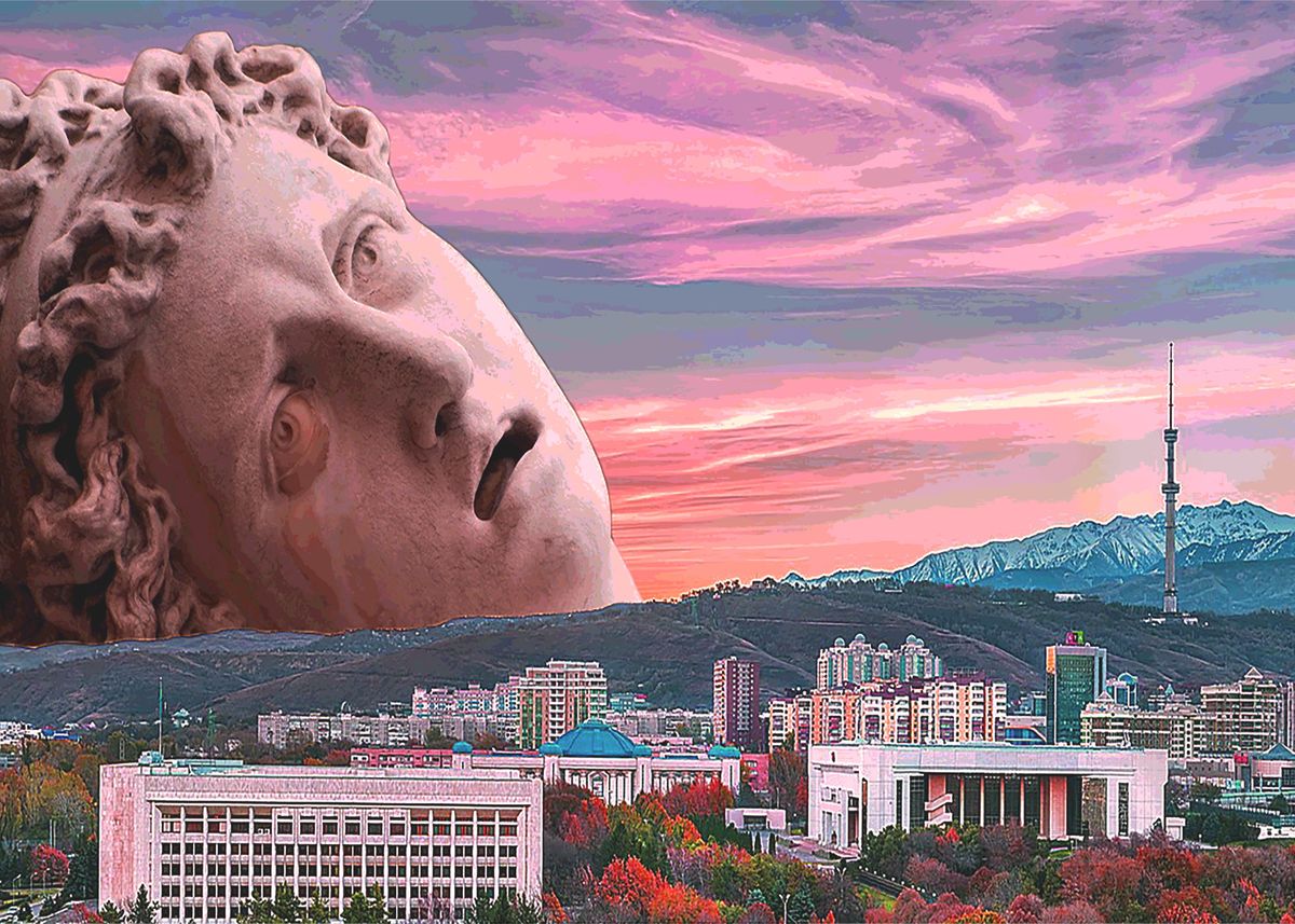 'Glorious Almaty' Poster, picture, metal print, paint by Spender.exe ...