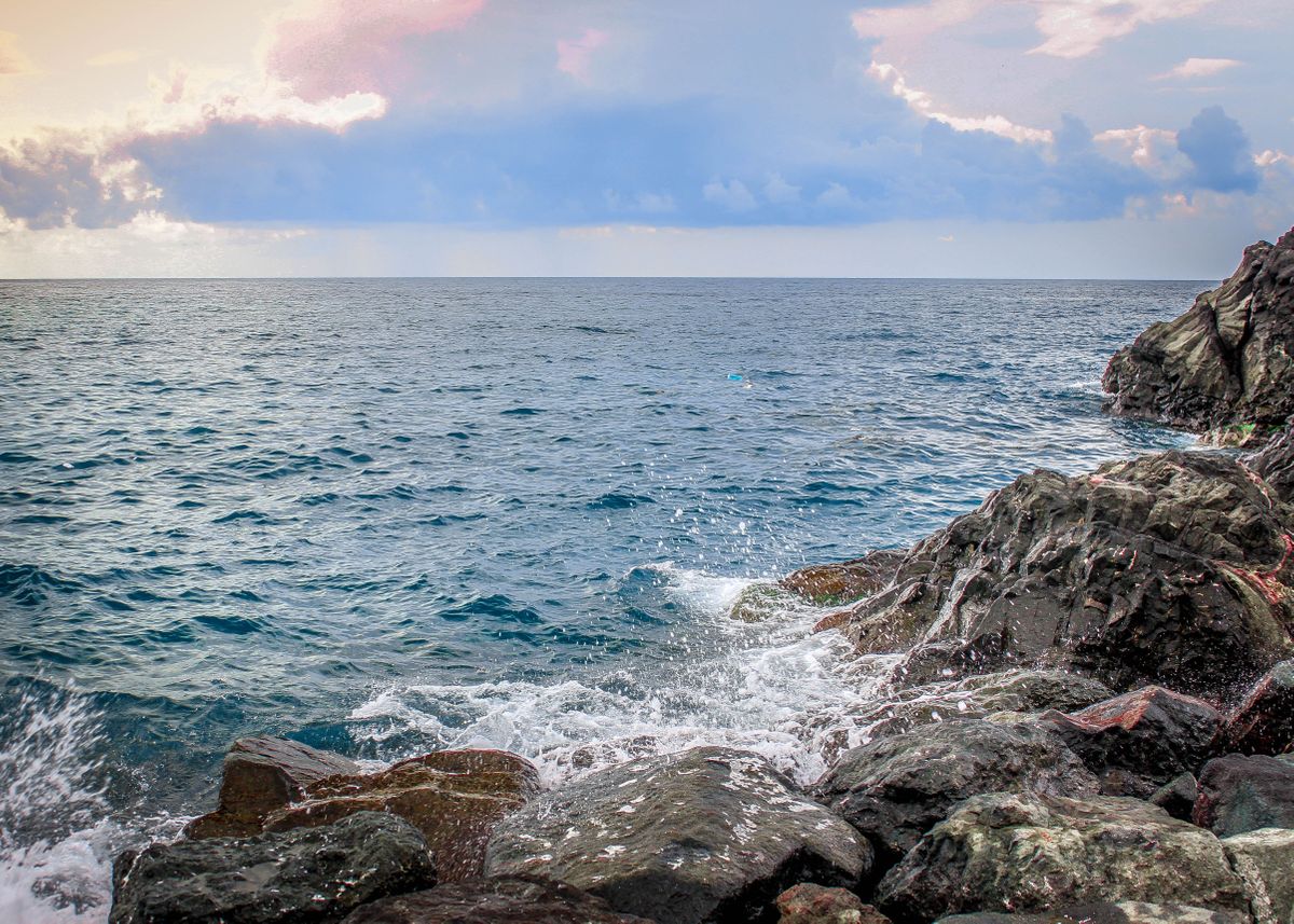 'Georgian sea view' Poster, picture, metal print, paint by koba ...