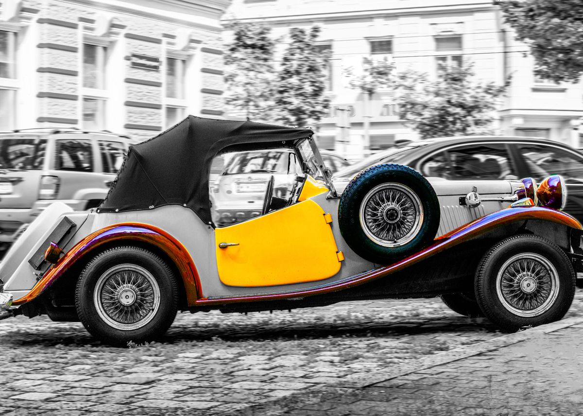 'oldtimer' Poster by Artan Gashi Tanny | Displate