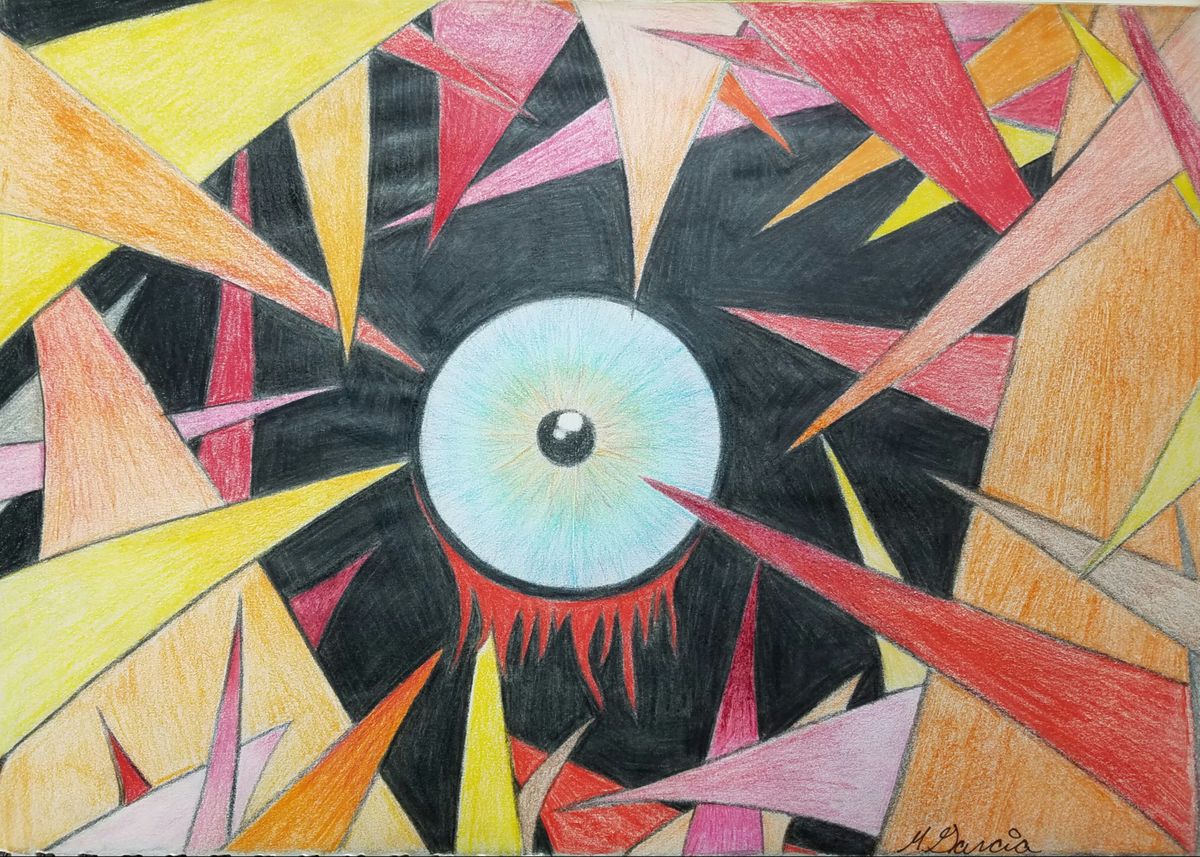 'Piercing Eye' Poster, picture, metal print, paint by Melissa Strack ...