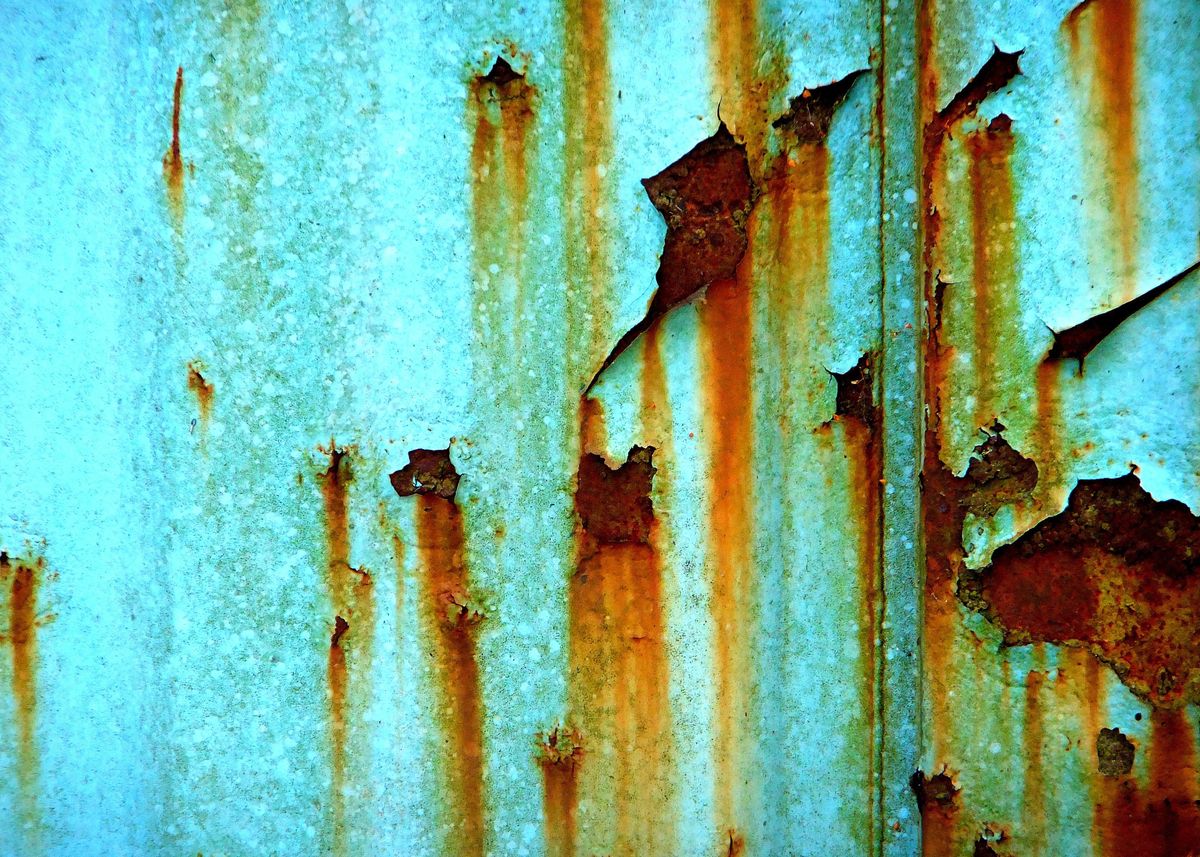 'Rust Never Sleeps' Poster, picture, metal print, paint by Steve ...