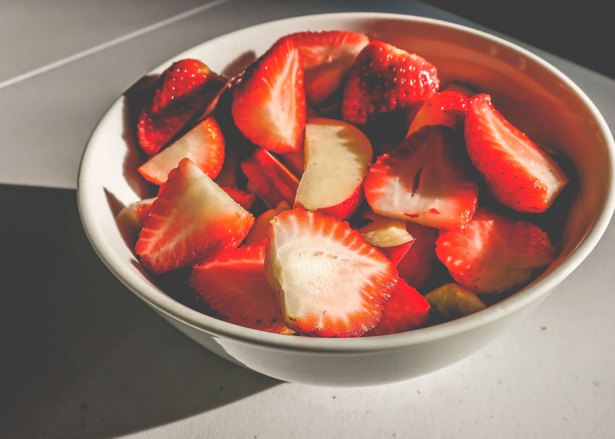 'Fresh Fruit' Poster, picture, metal print, paint by Ingrid Nagy | Displate