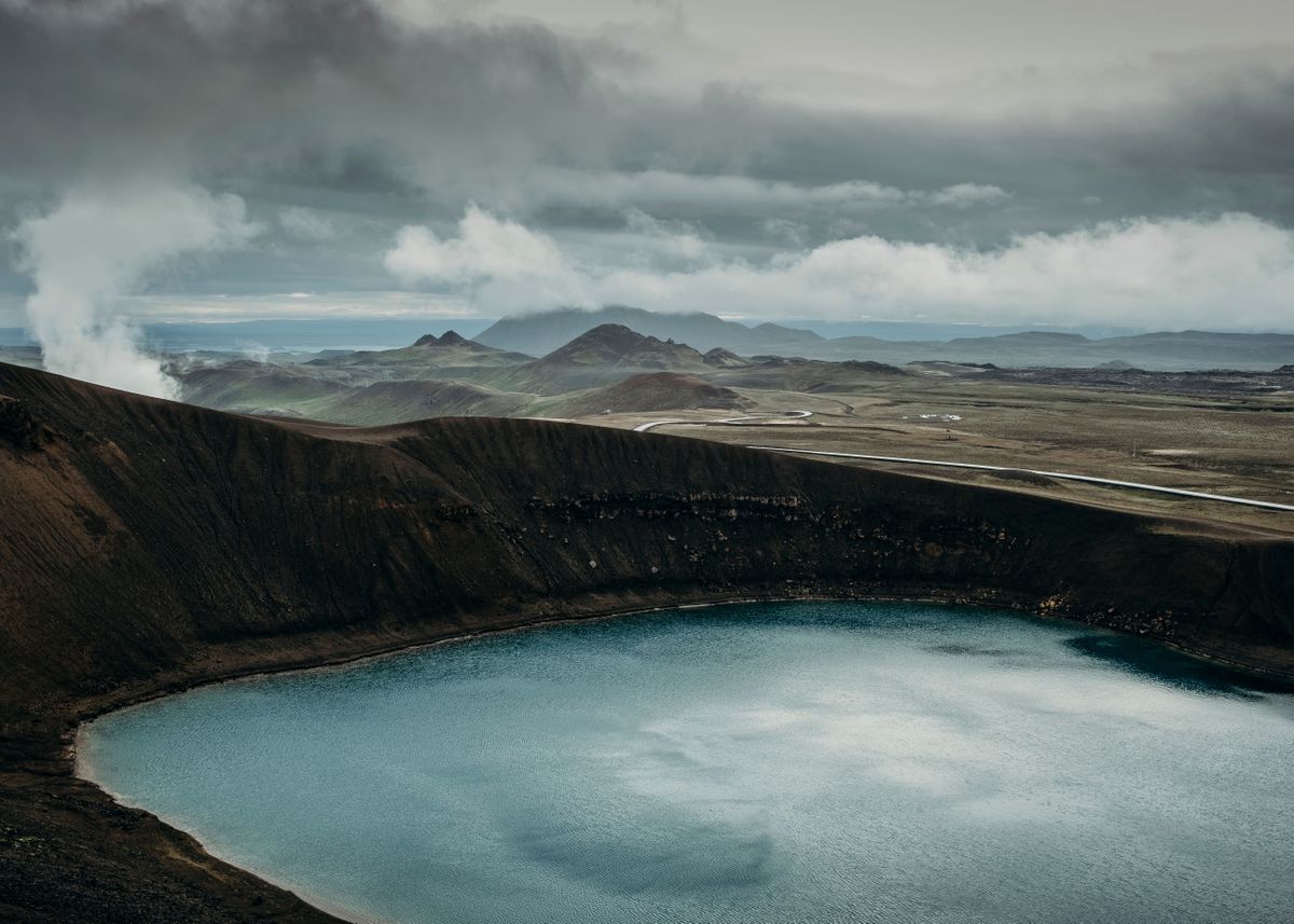 'Krafla' Poster by Pascal Verheul | Displate