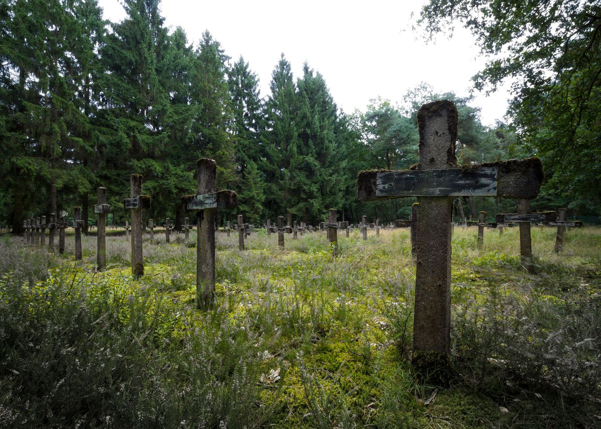 'The Cemetery' Poster, picture, metal print, paint by Steven Dijkshoorn ...