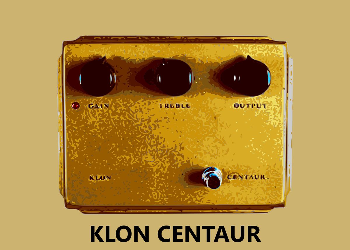 'Klon Centaur Overdrive ' Poster, picture, metal print, paint by Josh B ...