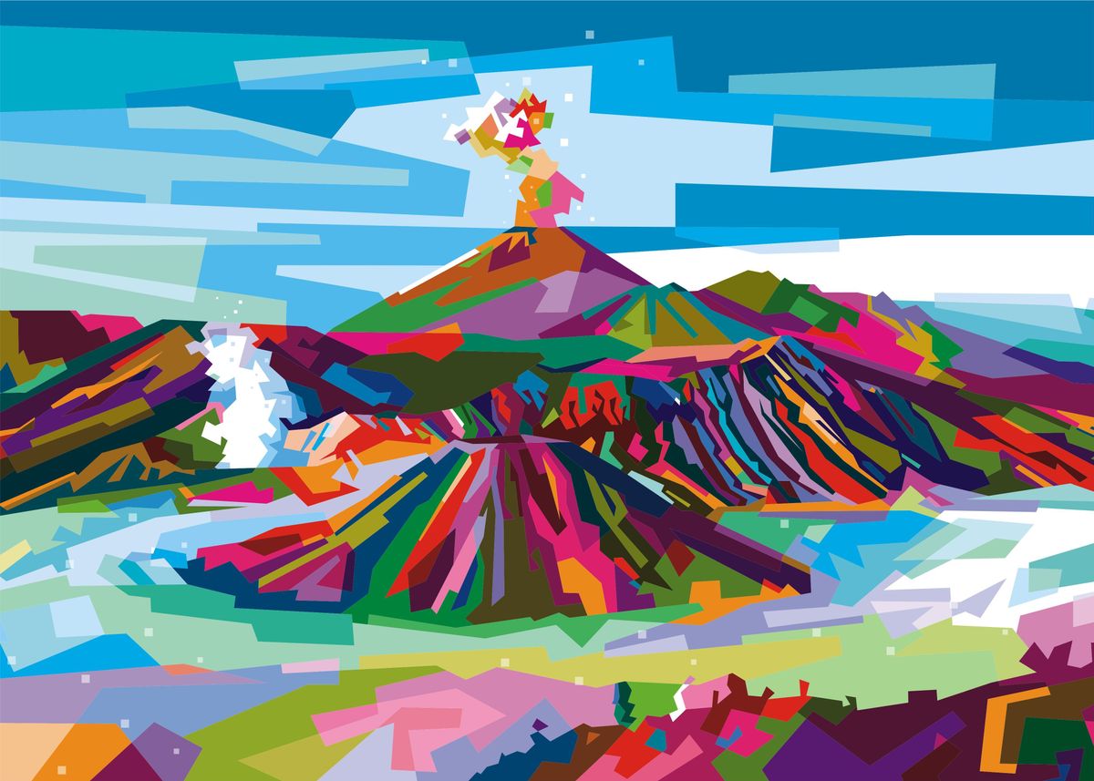 'bromo' Poster by yanis purwantono | Displate