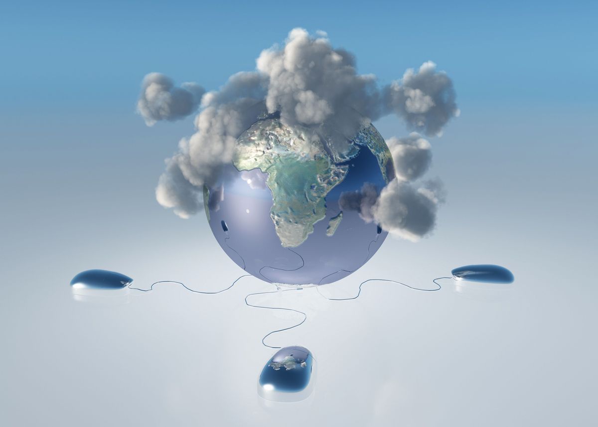 'Cloud Computing' Poster by Bruce Rolff | Displate