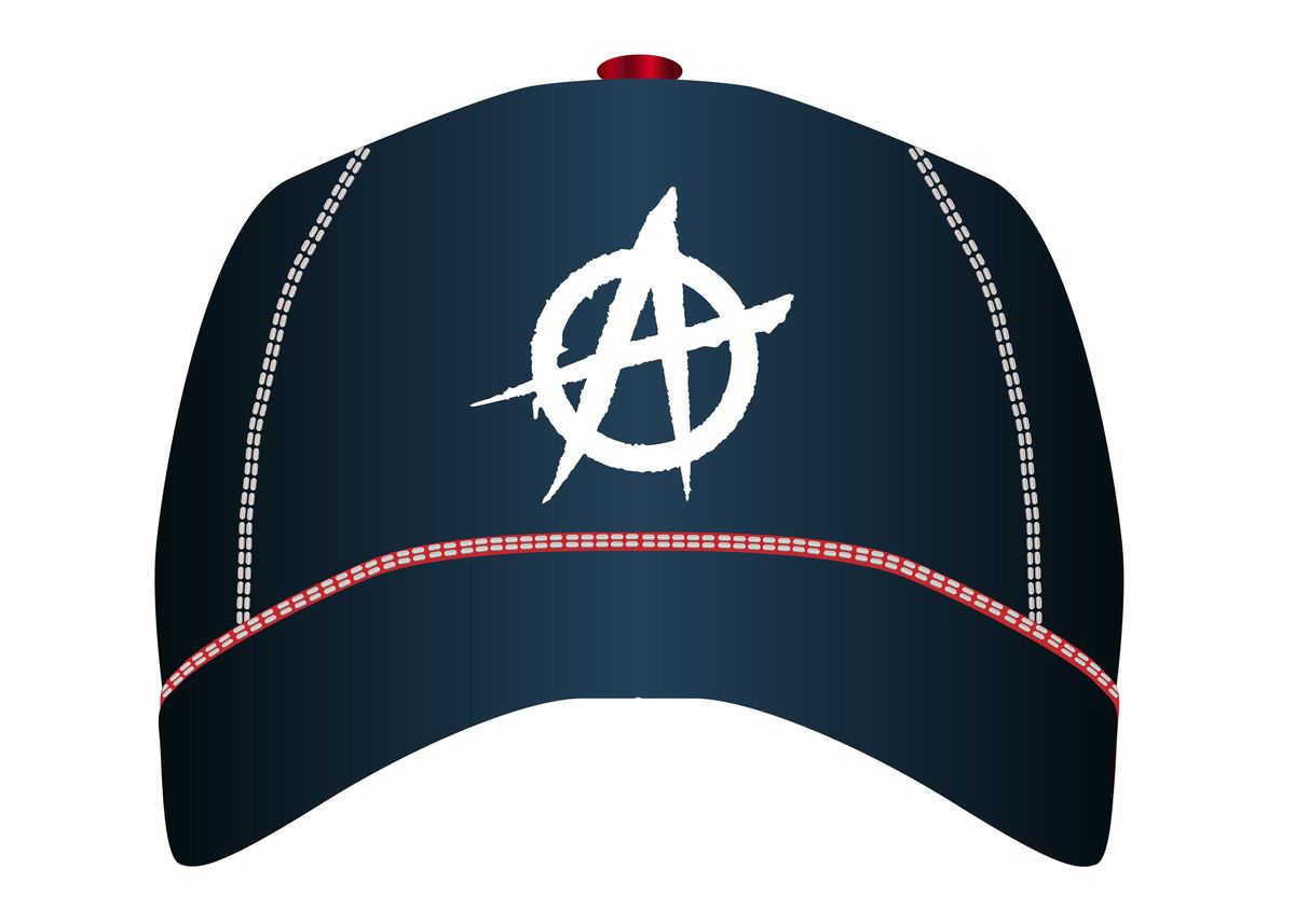 'Anarchy Baseball Cap' Poster, picture, metal print, paint by HomeStead ...