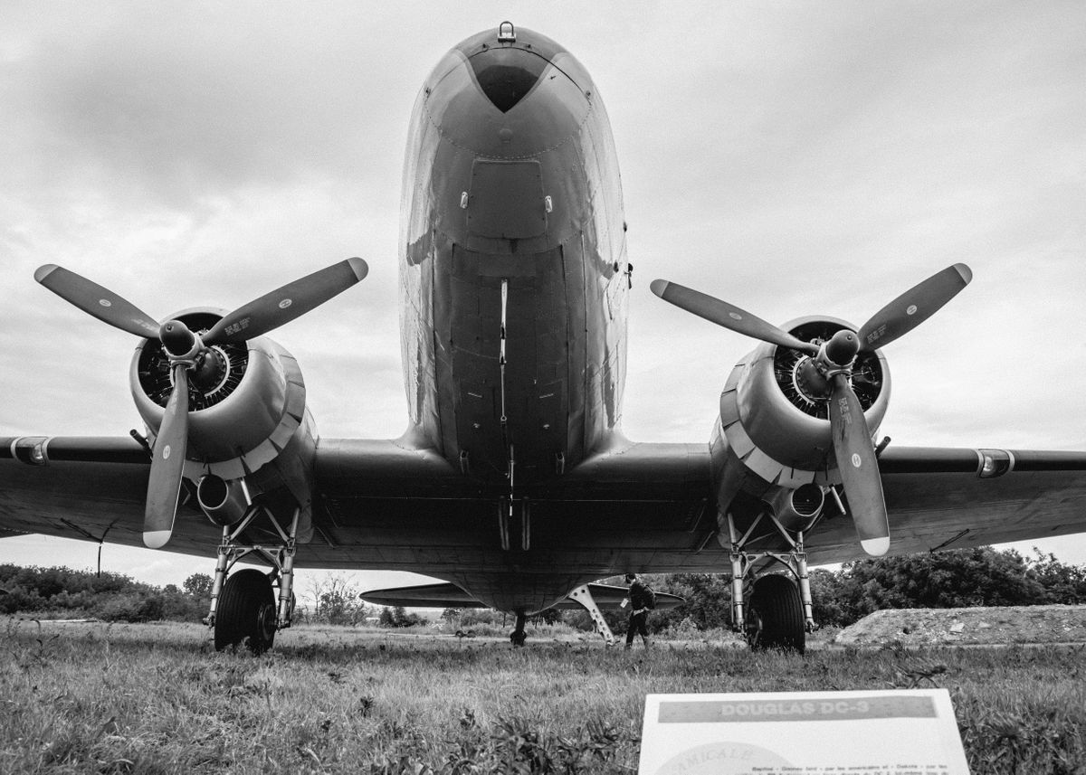 'Douglas DC3' Poster, picture, metal print, paint by Jonathan Lippert ...