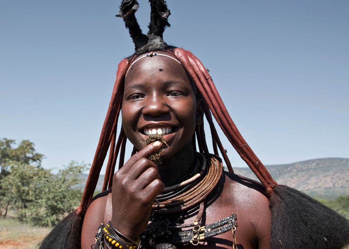 'Himba portrait' Poster, picture, metal print, paint by alex neumayer ...