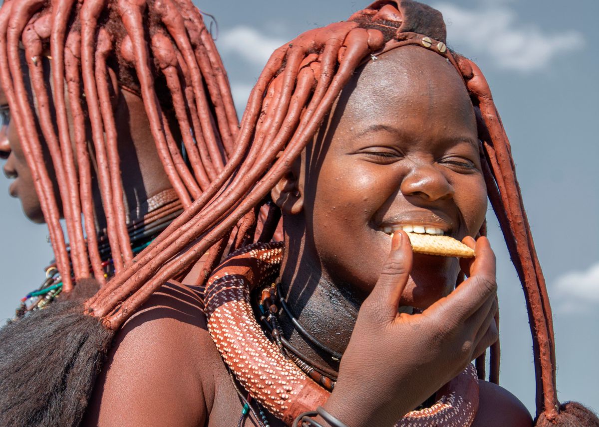 'himba portrait' Poster, picture, metal print, paint by alex neumayer ...