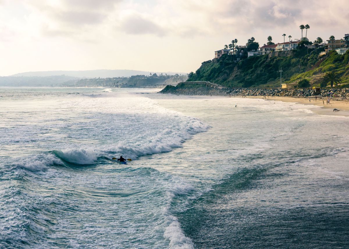 'California Beach View' Poster by Julia Hora | Displate