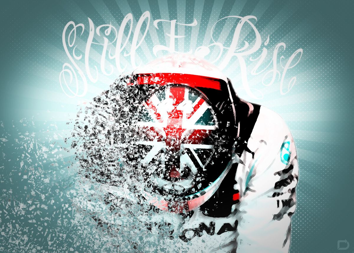 'Lewis Hamilton Motivation' Poster by Breeky | Displate