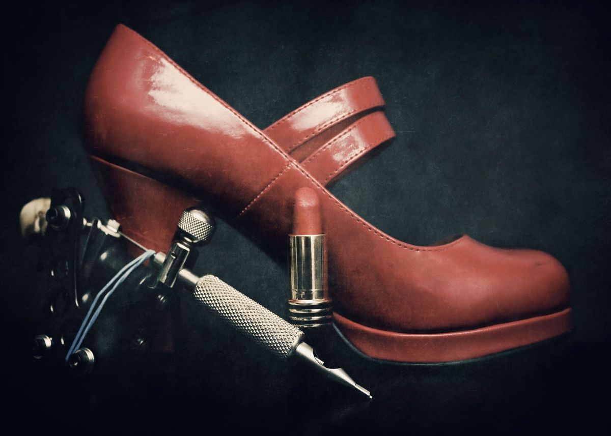 'FemaleTattooArtist' Poster, picture, metal print, paint by Josh Winton ...