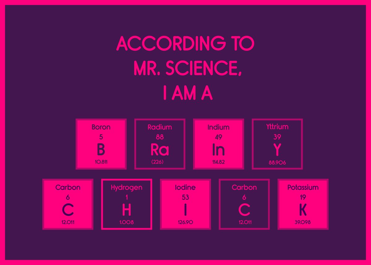 'Brainy Chick' Poster by Mohamed BABAOUI | Displate