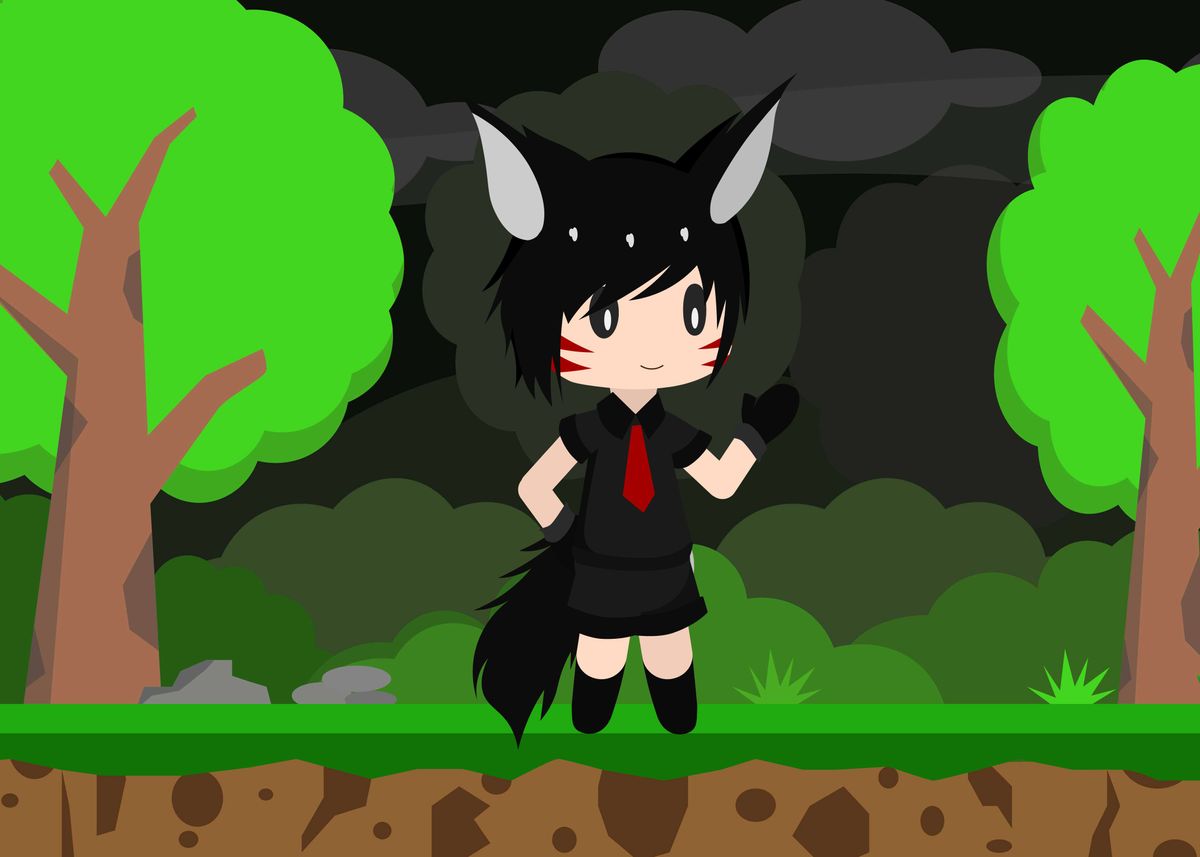 'Weasel Boy chibi' Poster, picture, metal print, paint by Kholid ...