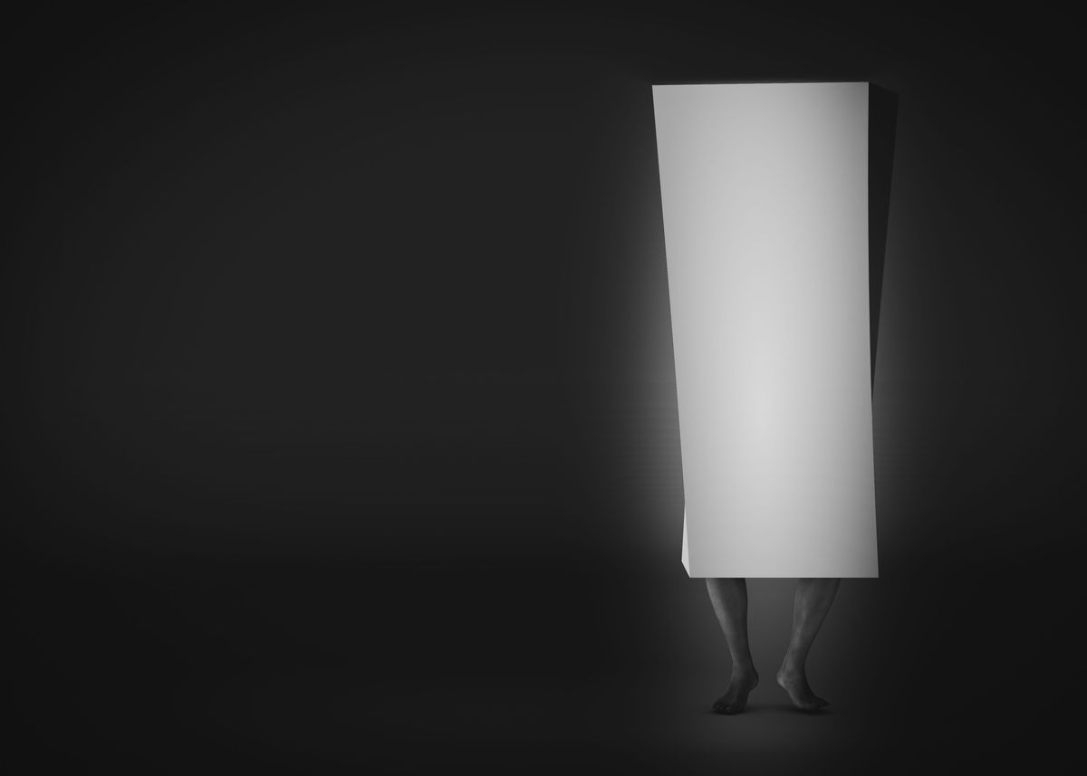 'Twisting Box' Poster, picture, metal print, paint by Bob Orsillo ...