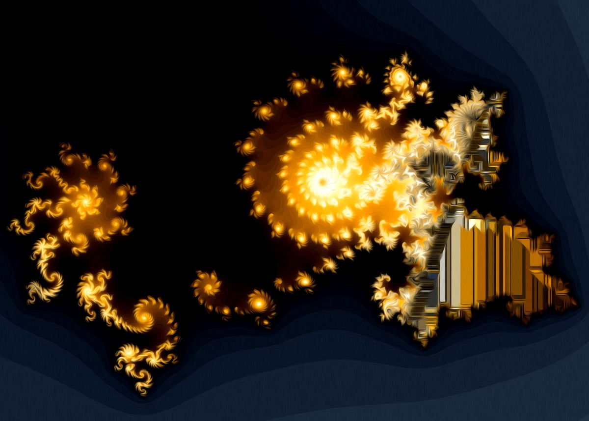 'Reality Breaking Through' Poster, picture, metal print, paint by ...