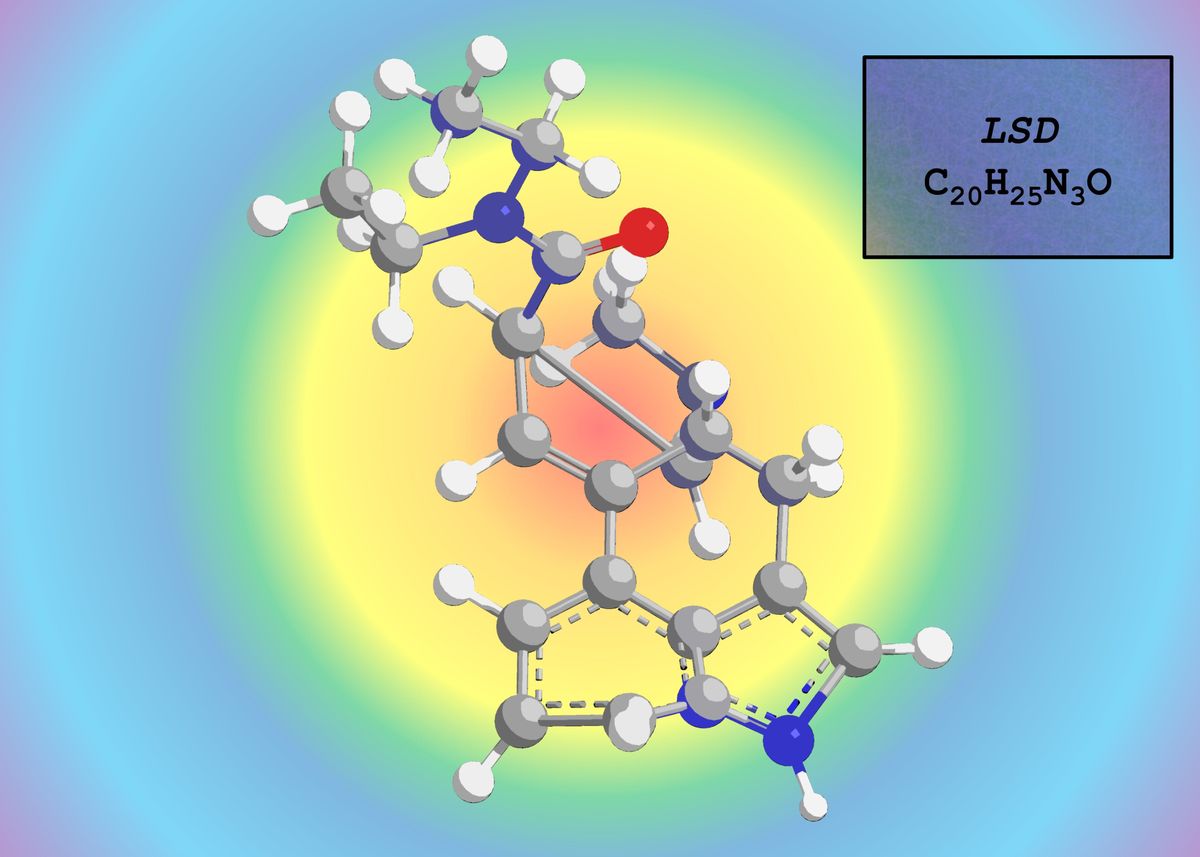 'LSD' Poster, picture, metal print, paint by ChemECool | Displate