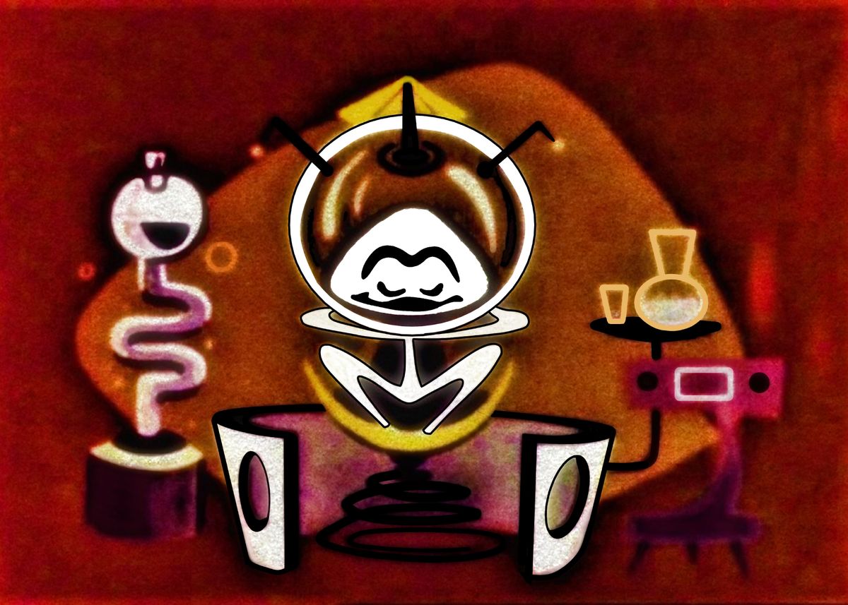 'Colonel Bleep Color Lab' Poster by Mrodents | Displate