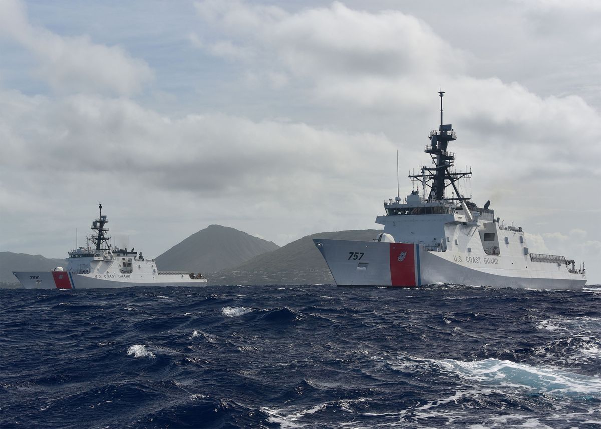 'Coast Guard' Poster, picture, metal print, paint by Conceptual ...