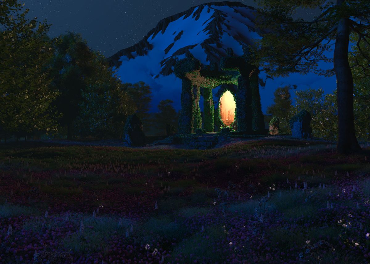 'Waypoint Open' Poster, picture, metal print, paint by Ryan Bliss ...