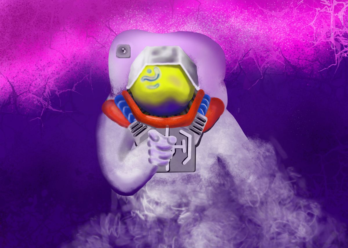 'Astronaut Sam Wants You' Poster by Victor Moraes | Displate