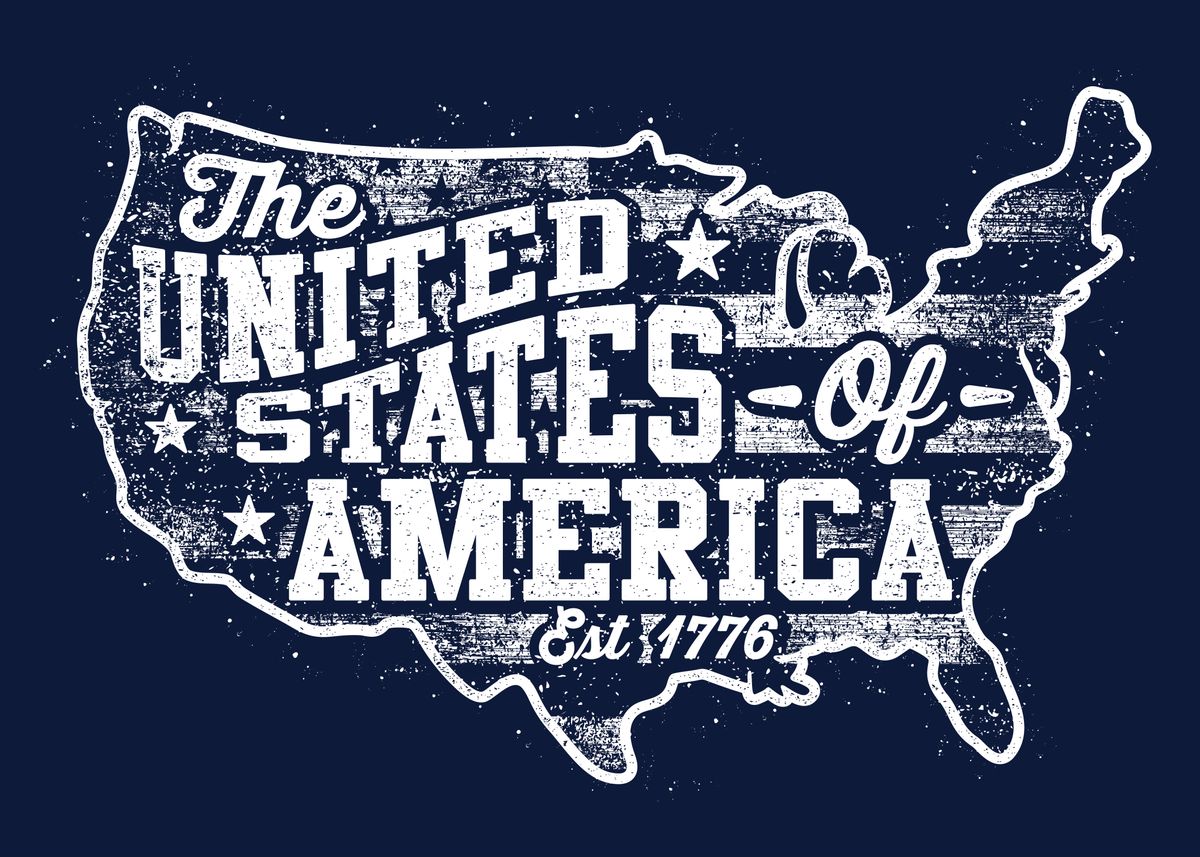 'USA 1776' Poster by Chris Simmons | Displate