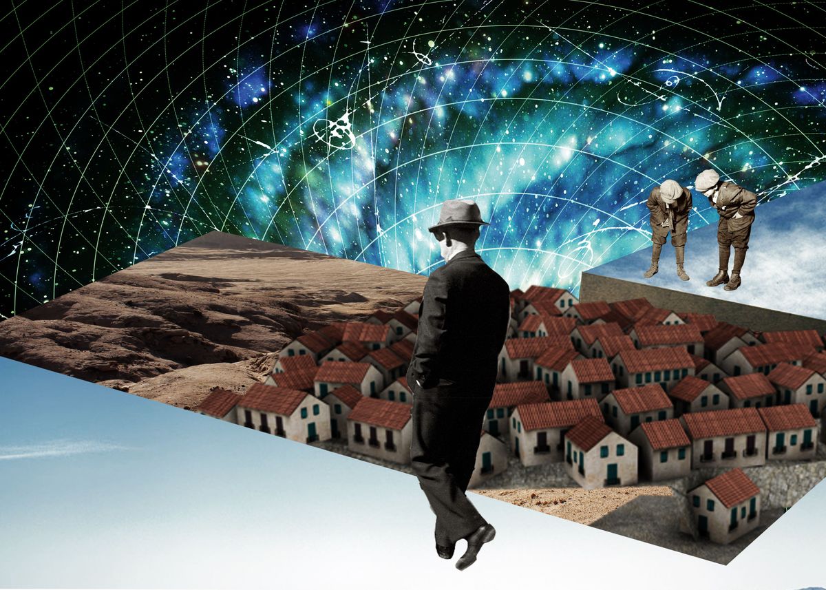 'Apocalypse around the corn' Poster, picture, metal print, paint by ...