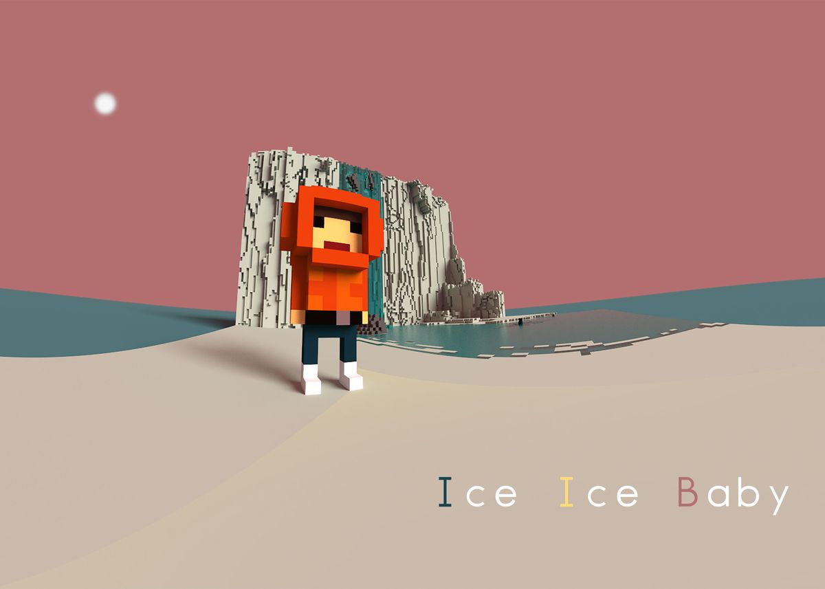 'Panoramic Ice Ice baby' Poster, picture, metal print, paint by Antons ...
