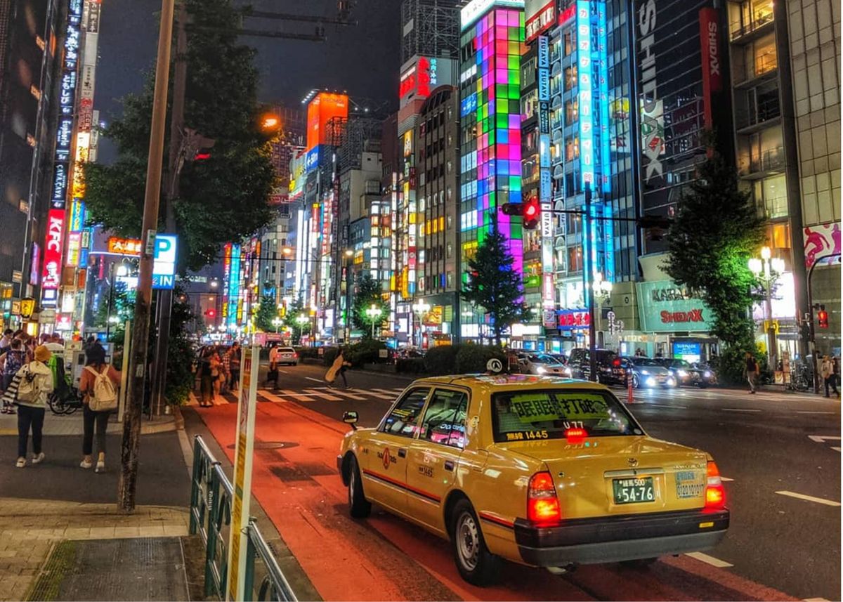 'Tokyo Night' Poster, picture, metal print, paint by Kaylee Powell ...
