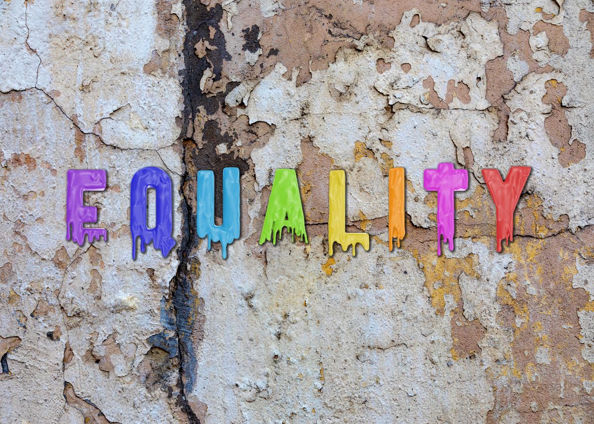 'Equality Paint' Poster by Ralph Frankenberg | Displate