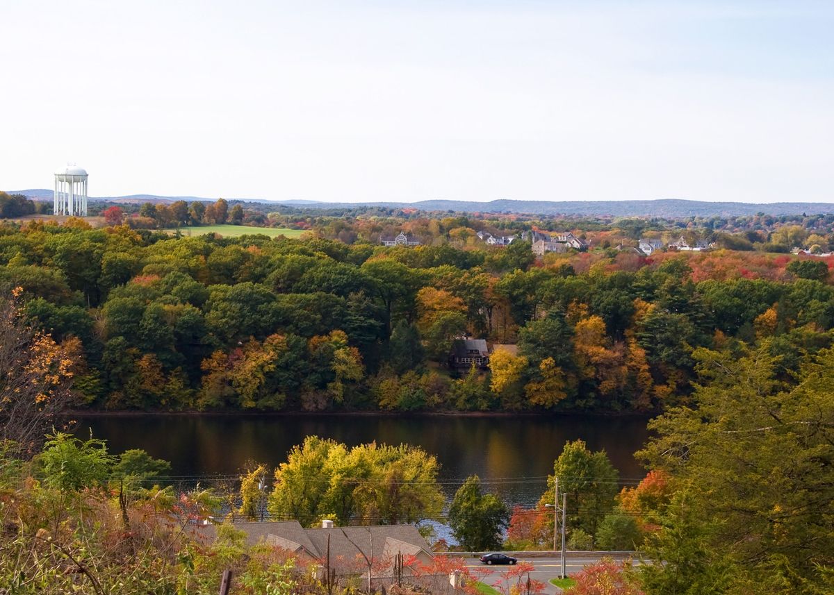 'Ludlow Massachusetts Sceni' Poster by Stunning Wallpapers | Displate