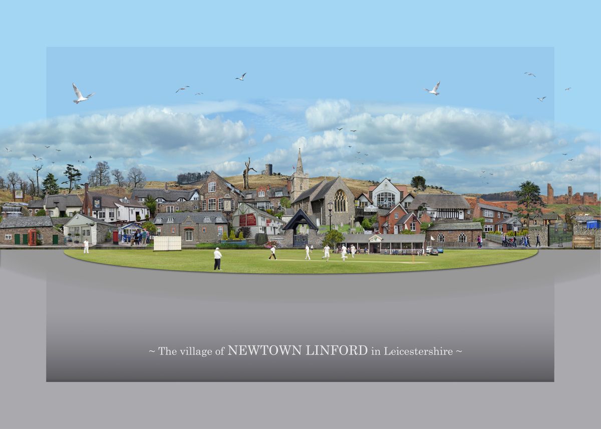 'Newtown Linford Leics' Poster by Mike Pratt | Displate