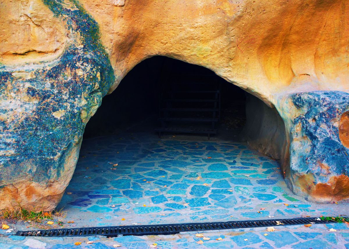 'Entry Into The Cave In Ant' Poster, picture, metal print, paint by ...