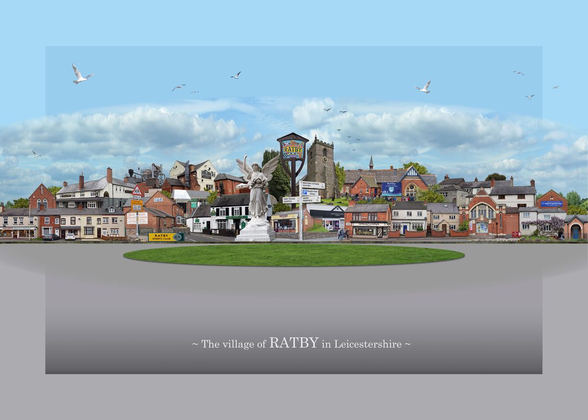 'Ratby in Leicestershire' Poster, picture, metal print, paint by Mike ...