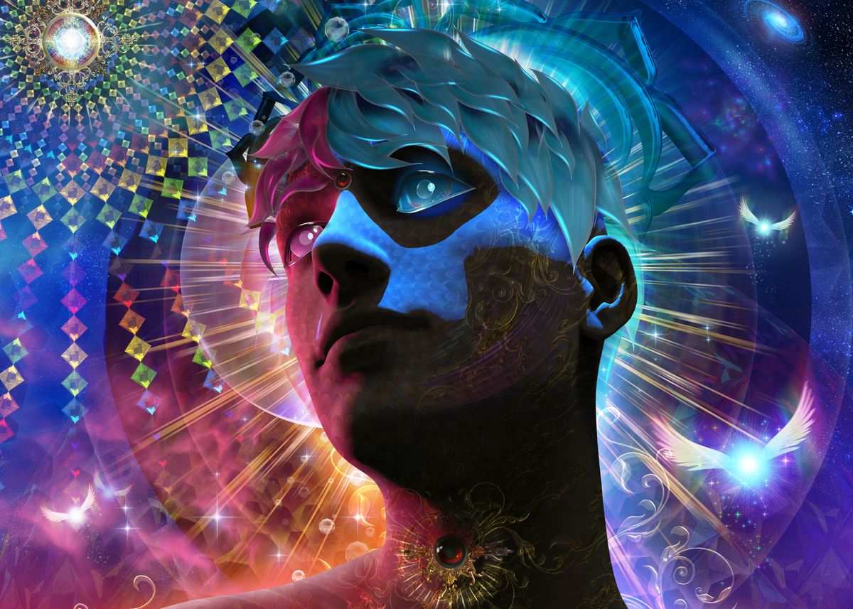 'Intuition' Poster, picture, metal print, paint by Louis Dyer | Displate