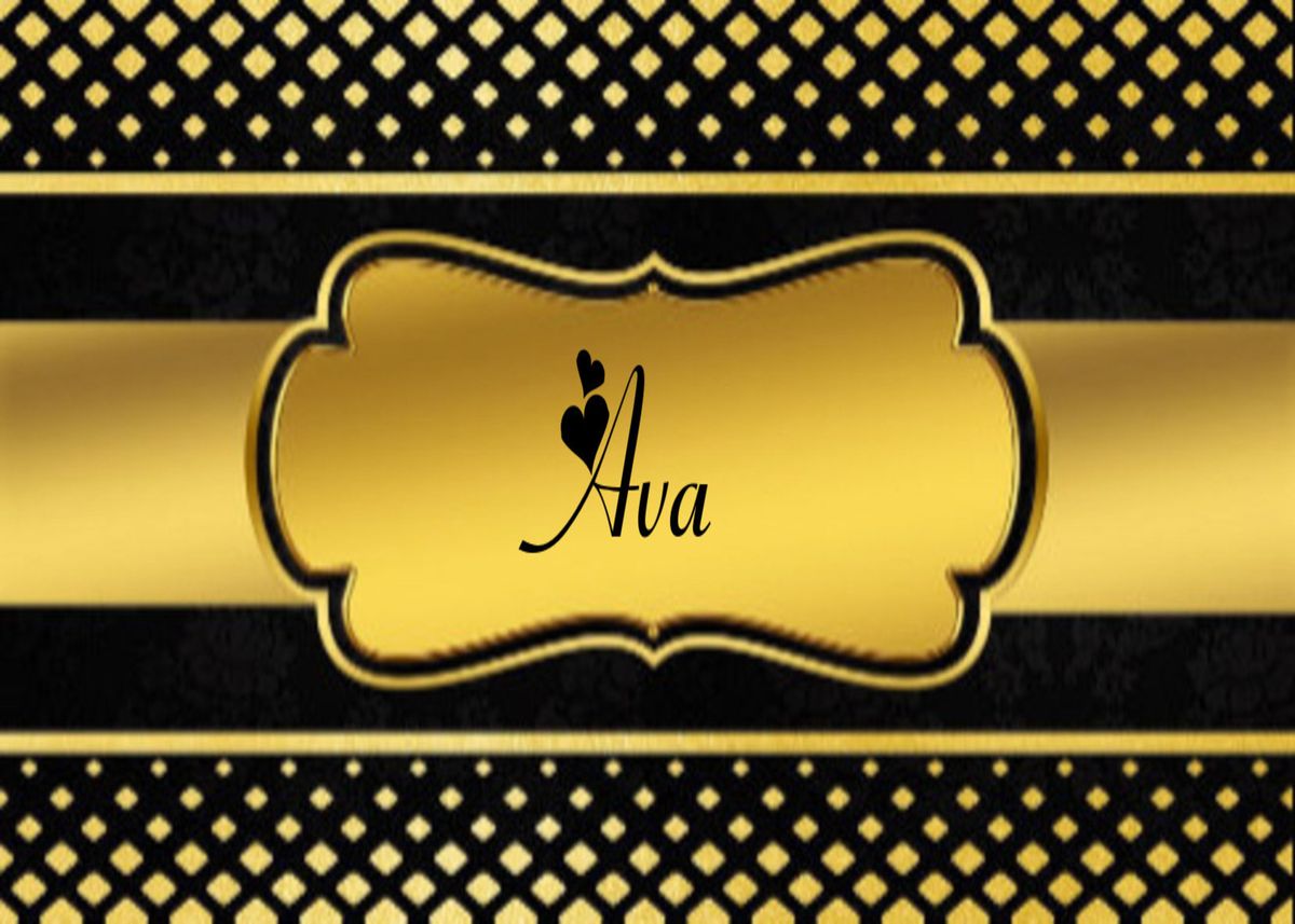 'ava heart' Poster, picture, metal print, paint by One Creative Soul ...