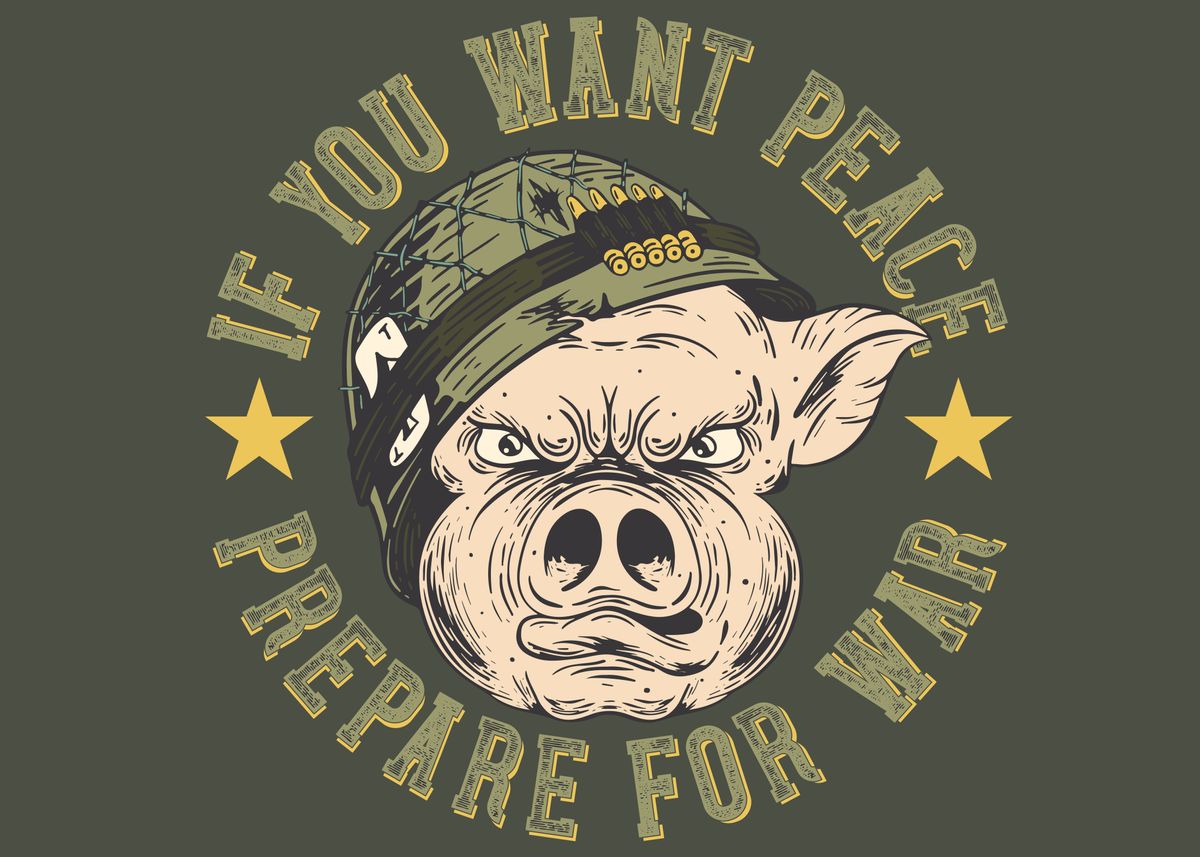 'Prepare For War' Poster, picture, metal print, paint by Chris Simmons ...